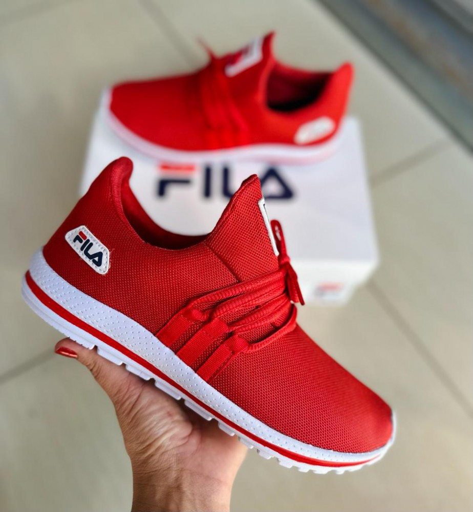 Tênis Fila F1 VERMELHO - Angel Shoes 44
