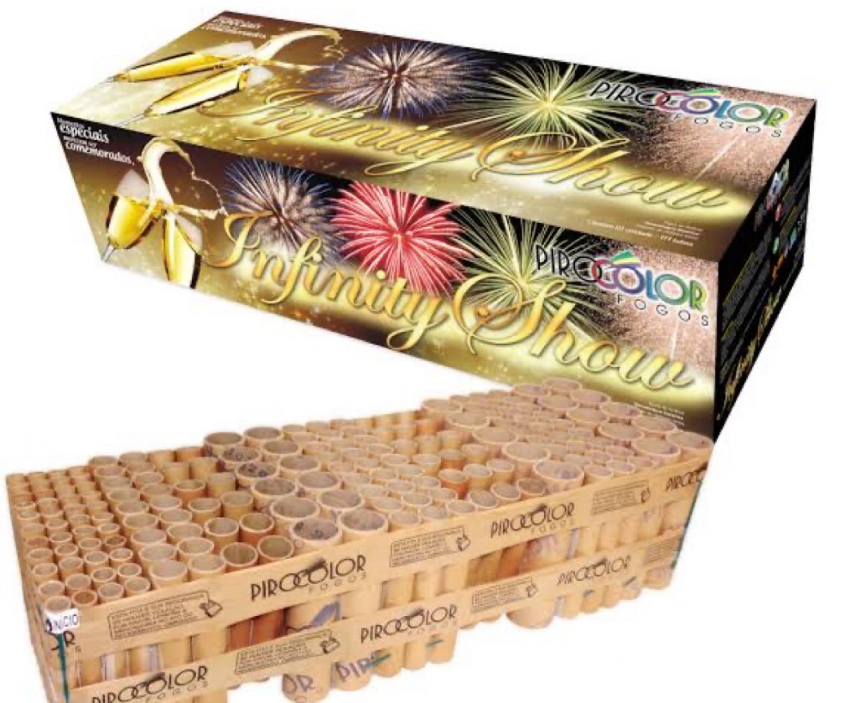 Torta infinity show 5 minutos - Atacadão dos Fogos de Artificio Salvador